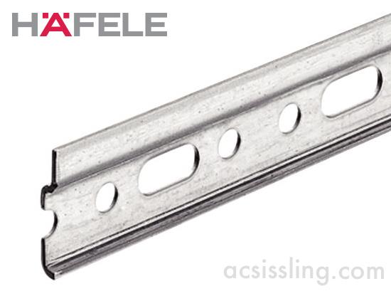 Hafele 290.10.900 Cabinet Wall Hanger Rail 2032mm Lengths - AC Sissling